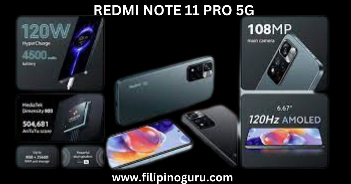 Redmi Note 11 Pro 5g Price Philippines