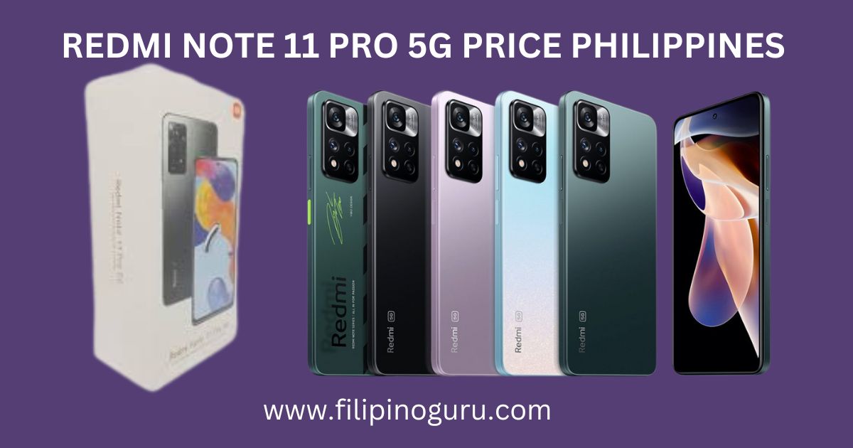 Redmi Note 11 Pro 5g Price Philippines