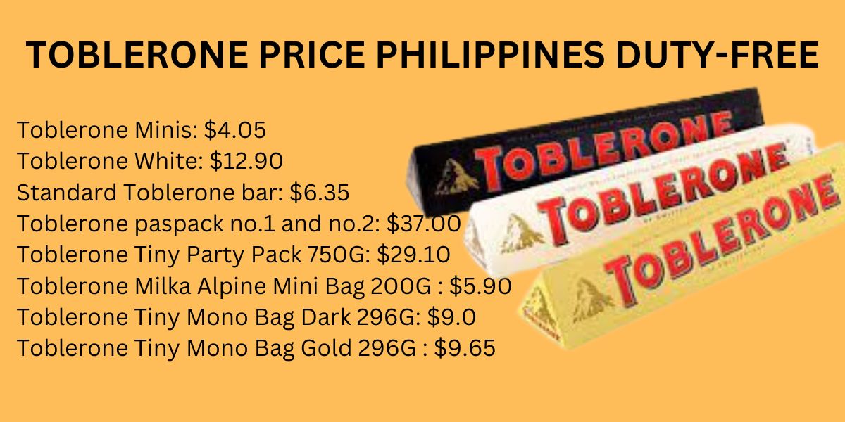 Toblerone Price Philippines: discounted And Duty Free Deals